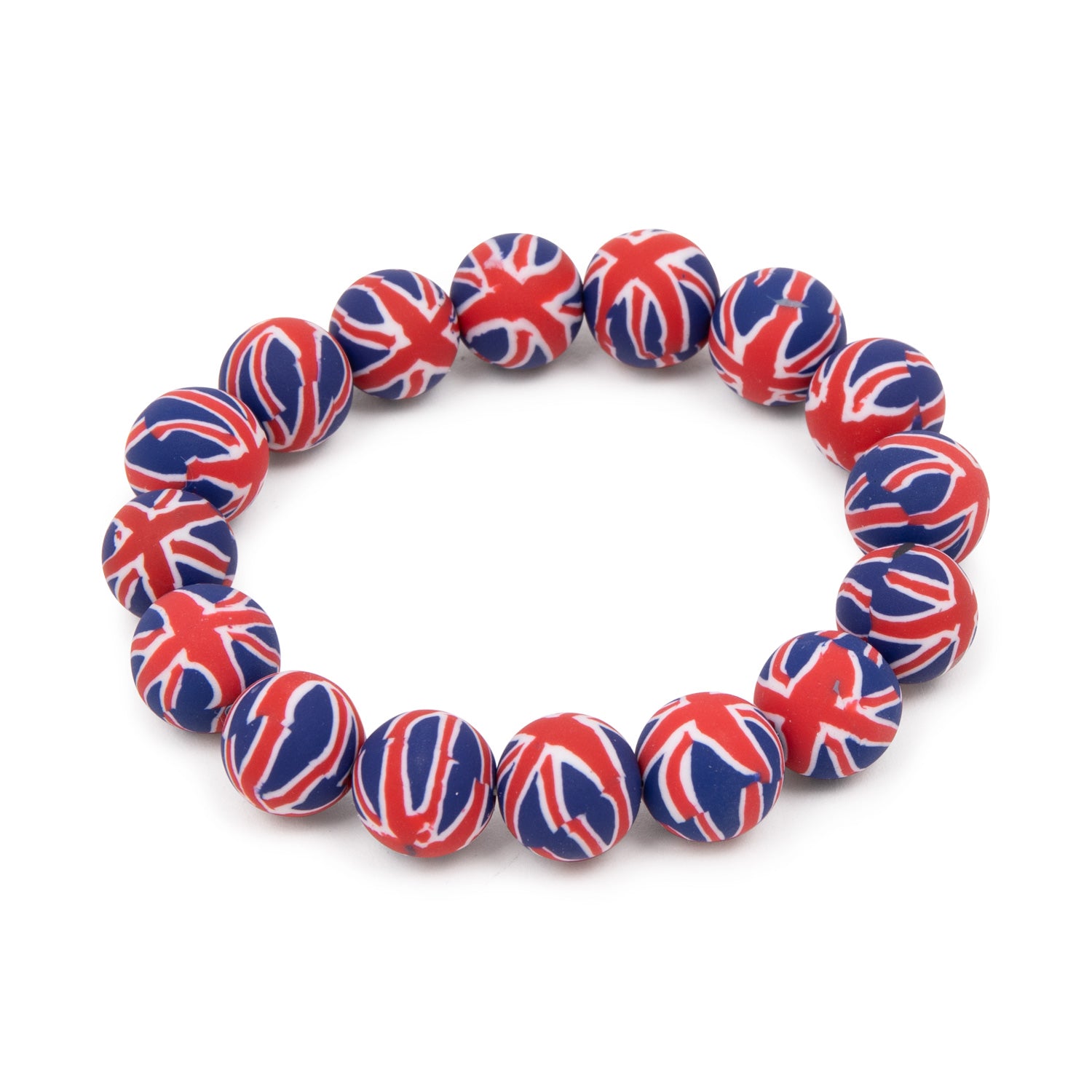 Alexander Thurlow Union Jack Bead Bracelet