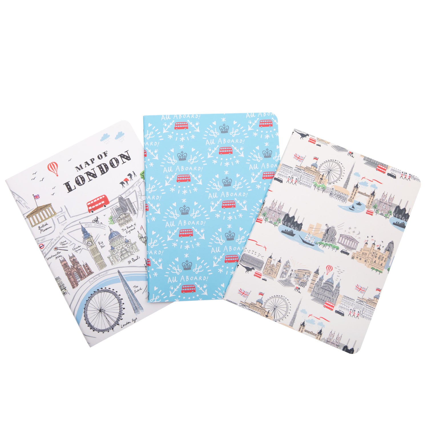 Alice Tait London A6 Set Of 3 Notebooks