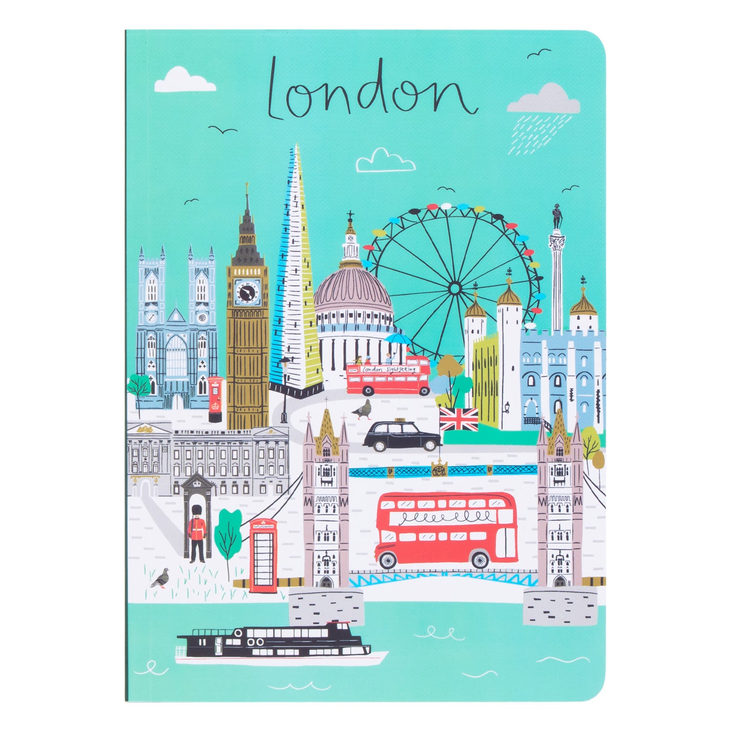 Jessica Hogarth London Skyline A5 Notebook