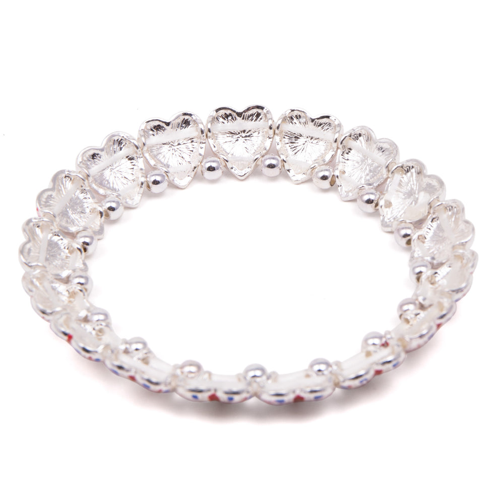 Alexander Thurlow Union Jack Heart Bracelet