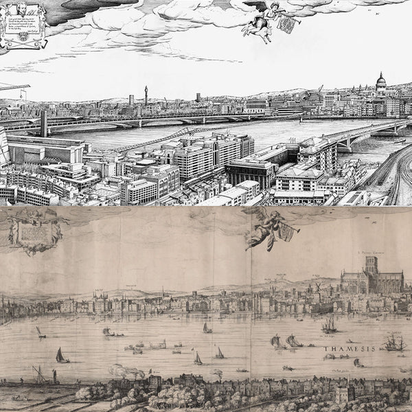 Robin Reynolds London Redrawn Panorama Print – Tower Bridge Shop